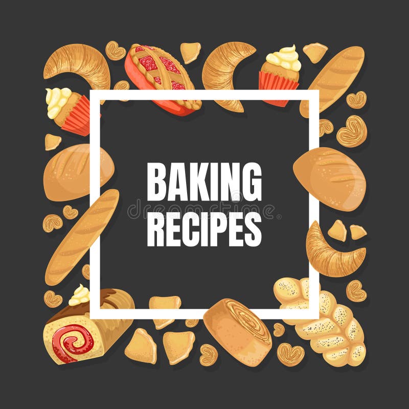 Baking Recipes Banner Template, Culinary, Class, School Design Element ...