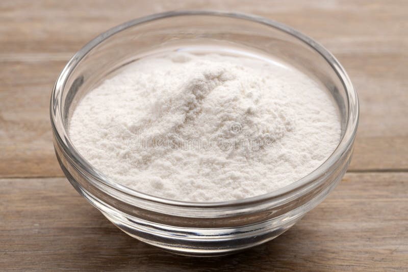 Baking Soda - Crystalline Solid Compound in the Bowl Stock Illustration ...