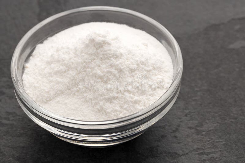 Baking Soda - Crystalline Solid Compound in the Bowl Stock Photo ...