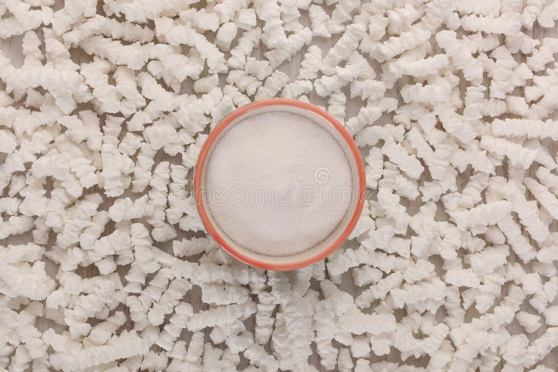 Baking Soda Powder and Granules Stock Image - Image of cleaner, agent ...