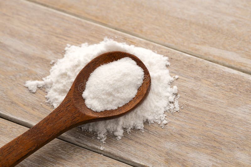 Baking Soda Powder in Spoon - Healthy Food Stock Image - Image of ...