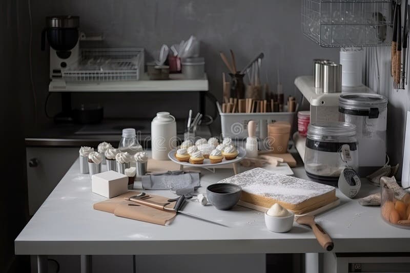 Baking Station, with Tools and Equipment for Baking, Decorating and ...