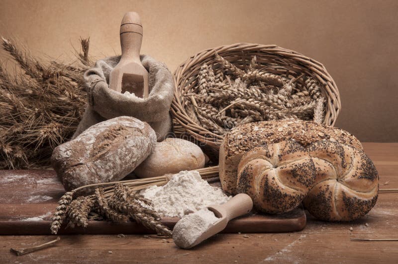 Baking Theme with Ambient Light Stock Photo - Image of bake, brown ...