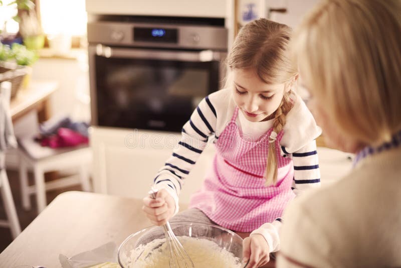 Baking time stock image. Image of dough, indoors, helping - 85891133