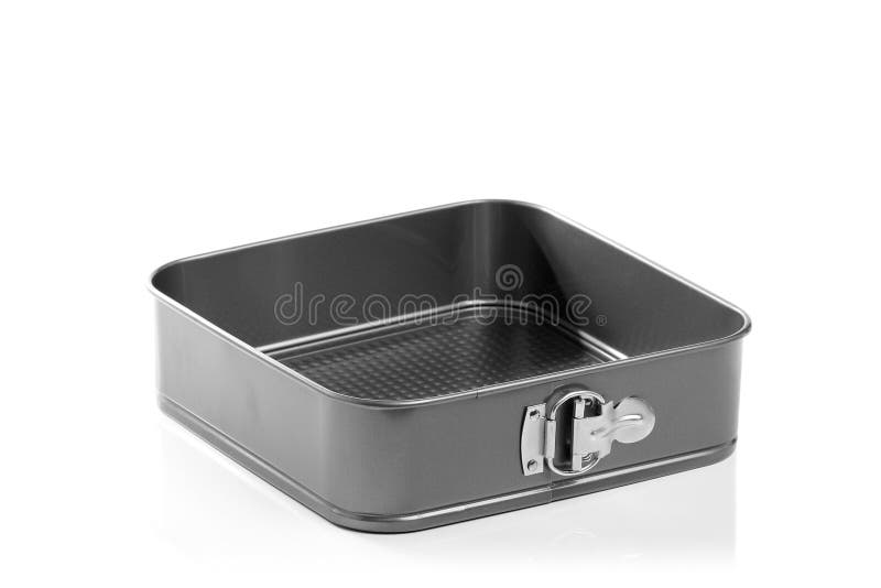 Baking tin stock photo. Image of white, aluminum, metal - 12491094