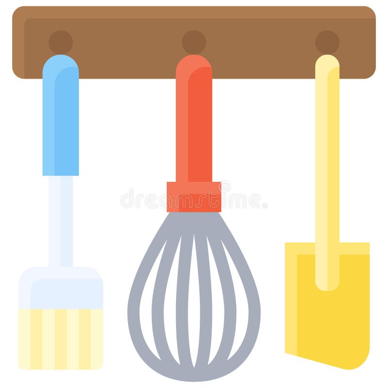 Baking Tools Icon, Bakery and Baking Related Vector Stock Vector ...