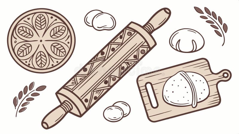 Baking Tools Illustration, Kitchenware and Cooking Equipment Design ...