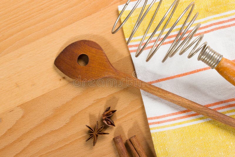 Baking Tools Ready for Preparing Cakes Stock Image - Image of kitchen ...