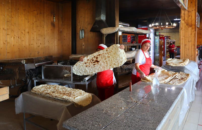 Baking Traditional Lavash in Armenia Editorial Photo - Image of ...