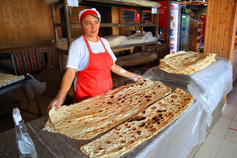 Baking Traditional Lavash in Armenia Editorial Stock Image - Image of ...