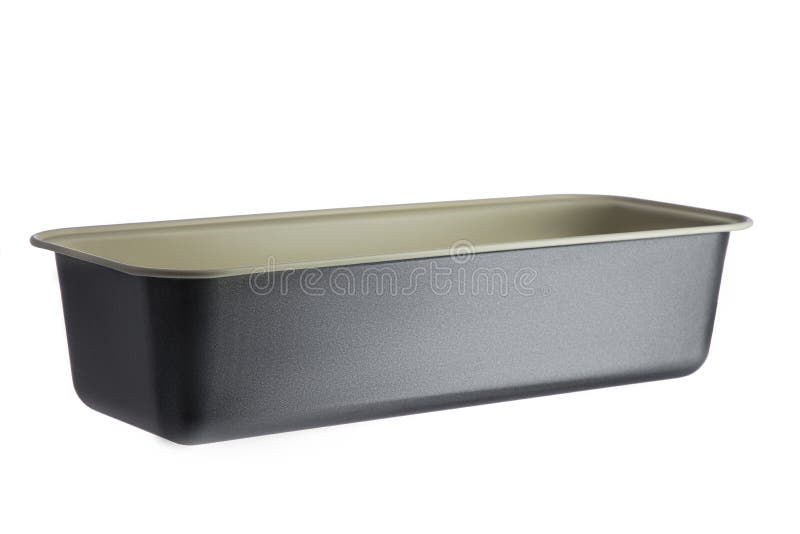 Baking Tray for Cake or Bread Isolated on White Background Stock Image ...