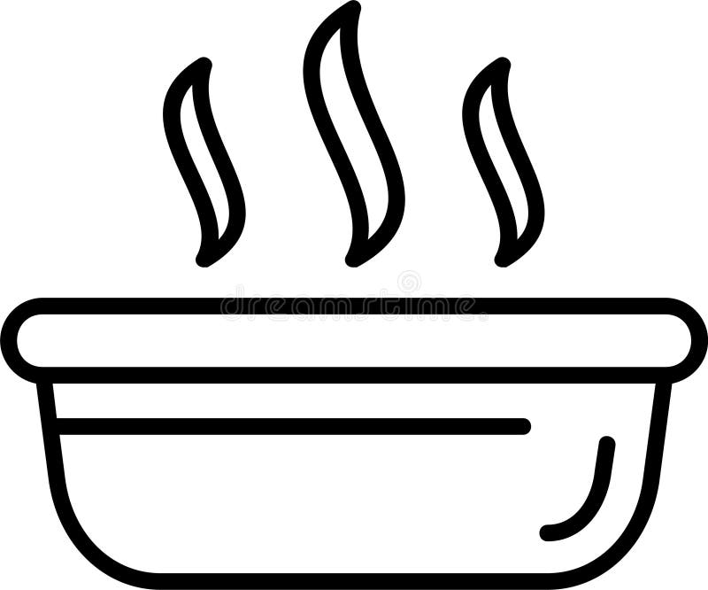 Baking Tray Outline Vector Icon Stock Vector - Illustration of tool ...
