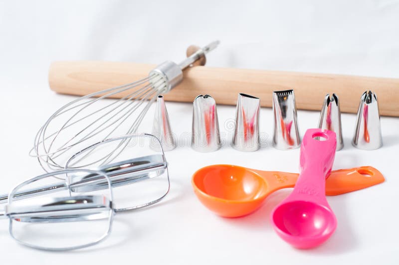 Baking utensils stock photo. Image of cookware, background - 49852762
