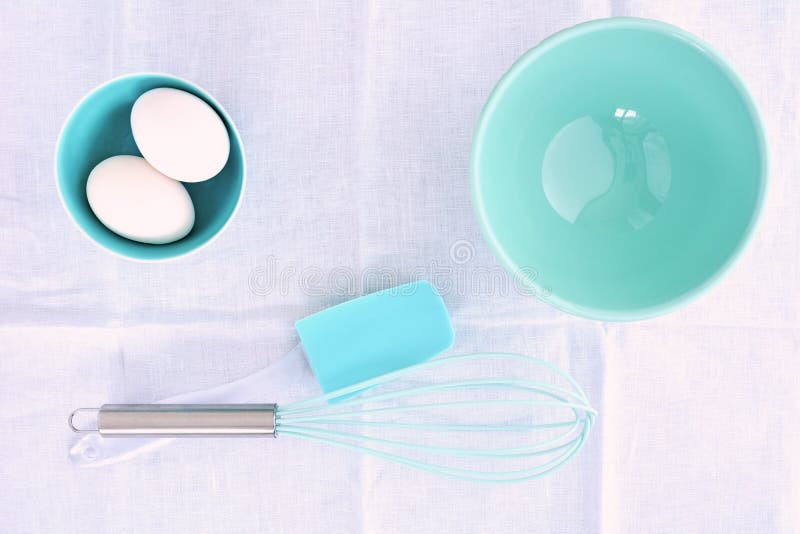 Bakeware Still Life Flat Lay Stock Image - Image of bowl, still: 110969157