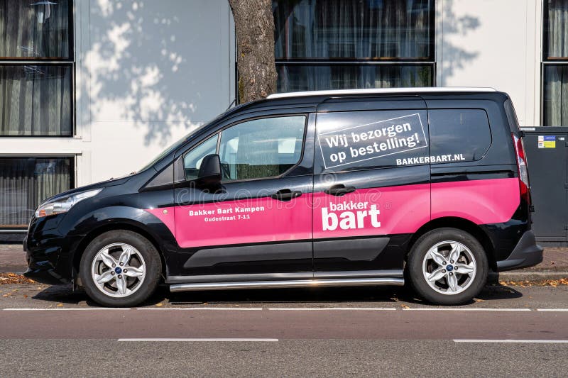 Bakker Bart delivery van editorial photo. Image of chain - 337703106