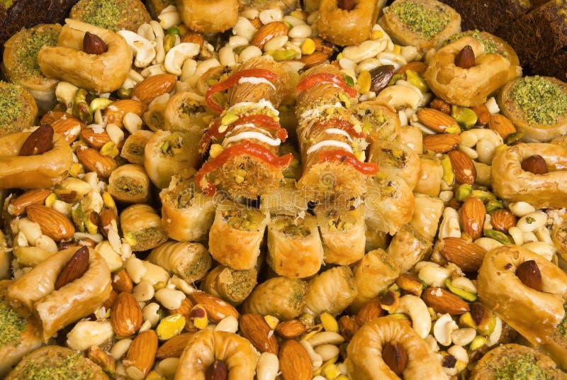 Arabic Sweets 1 stock photo. Image of sticky, honey, delicacy - 5802540