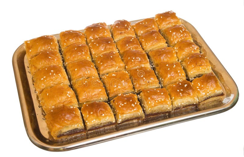 Caloric Turkish Cake Baclava Stock Image - Image of biscuit, calorific ...