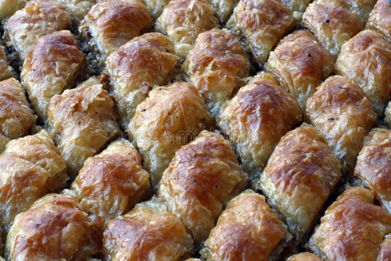 Baklava turque de dessert photo stock. Image du pain, méditerranéen ...