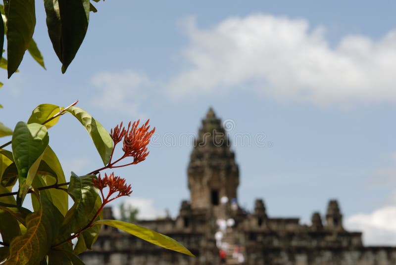 Bakong, Angkor, Cambodia stock image. Image of religion - 3596189