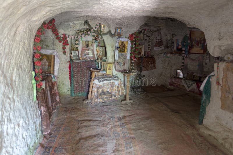Bakota Cave Monastery, Western Ukraine Editorial Stock Image - Image of ...