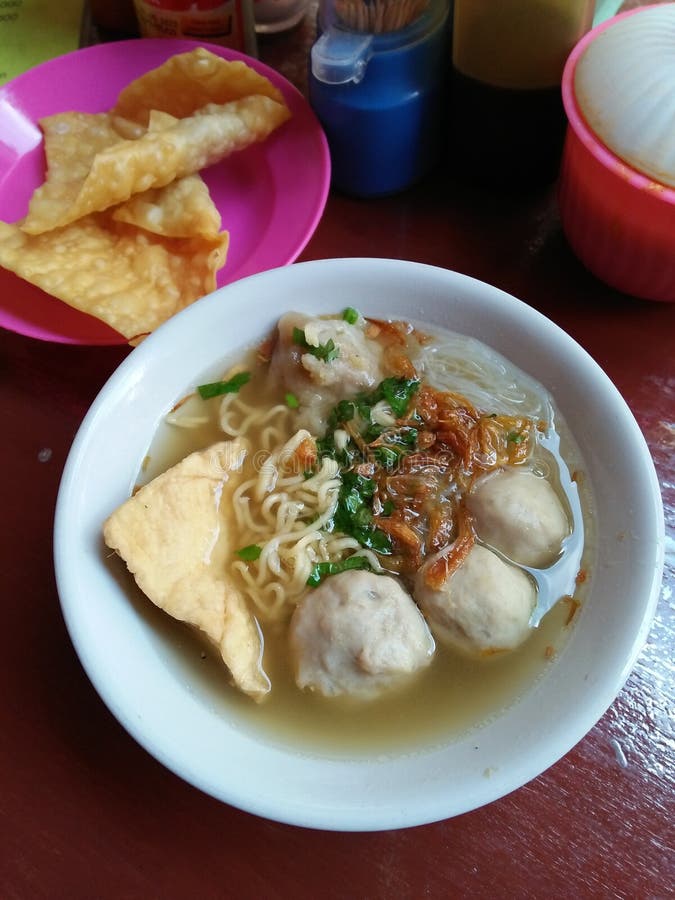 Bakso Bakwan Malang stock photo. Image of breakfast - 259710324