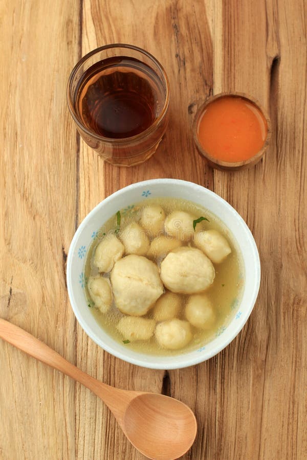Bakso CIlok Sambal Goang, Top View Stock Image - Image of lunch ...