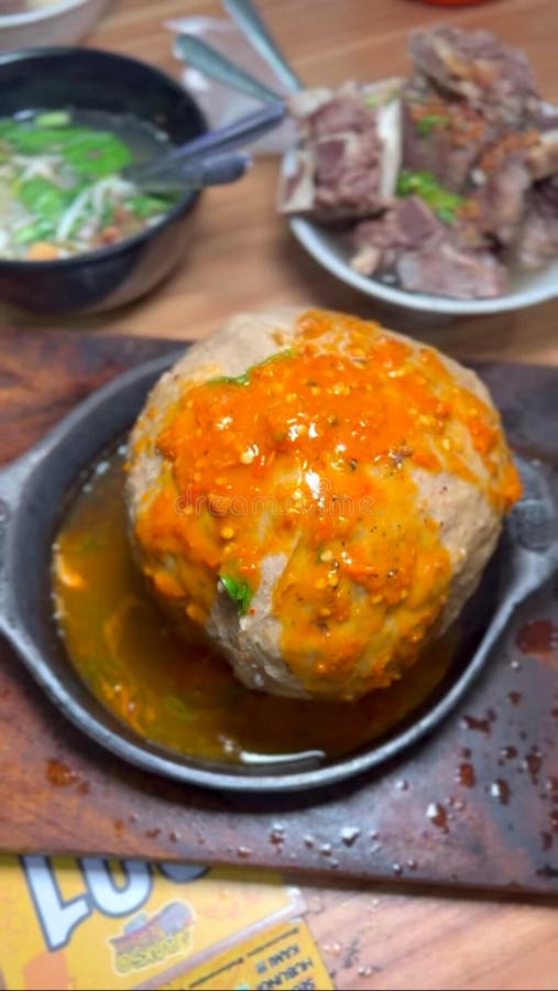 Bakso Mercon is a Typical Indonesian Spicy Food Stock Image - Image of ...