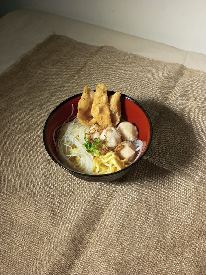 Bakso Original Javanese Taste Stock Photo - Image of vegetable, plant ...