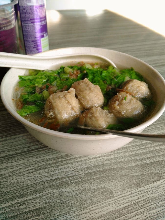 Mee Bakso stock photo. Image of dining, bakso, meat, soup - 24245650