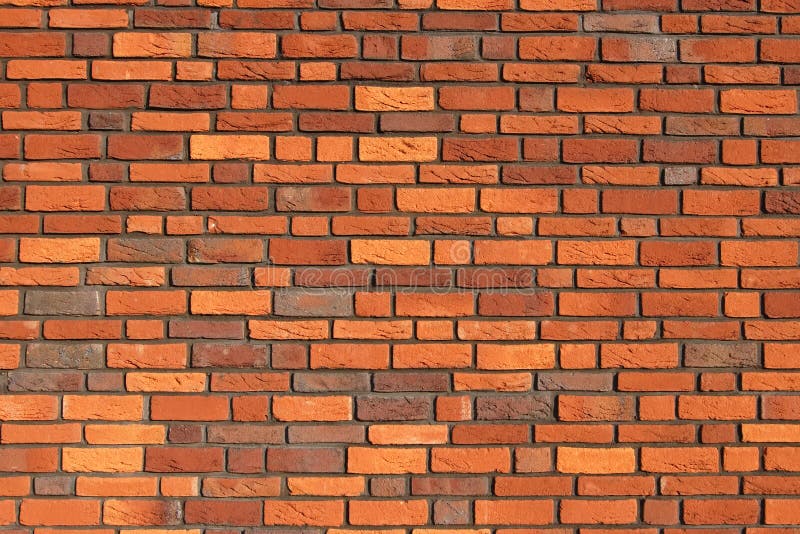 Bakstenen muur stock afbeelding. Image of cement, rood - 3281825