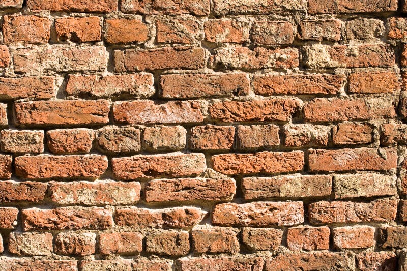 Bakstenen muur stock foto. Image of textuur, metselwerk - 5250432