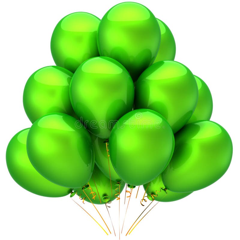 Balões Verdes Ilustrações, Vetores E Clipart De Stock – (1,657 Stock ...