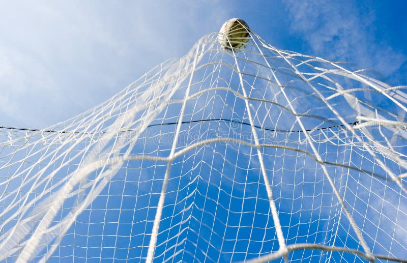 Bal in doel stock foto. Image of voetbal, speelplaats - 34623858