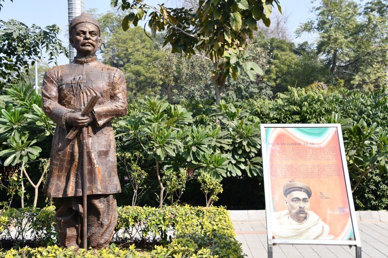 Bal Gangadhar Tilak Statue at Shaheedi Park in Delhi, India Editorial ...