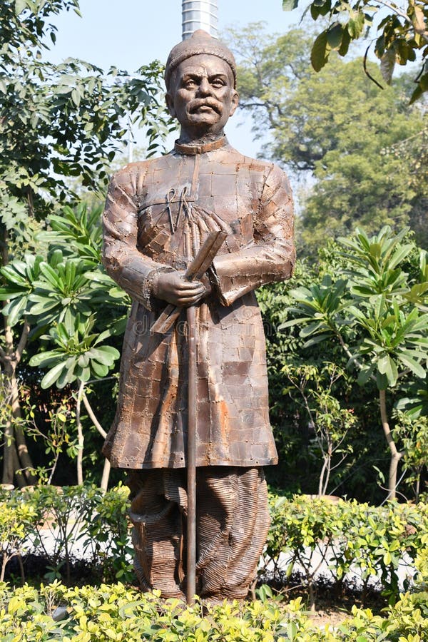 Bal Gangadhar Tilak Statue at Shaheedi Park in Delhi, India Editorial ...