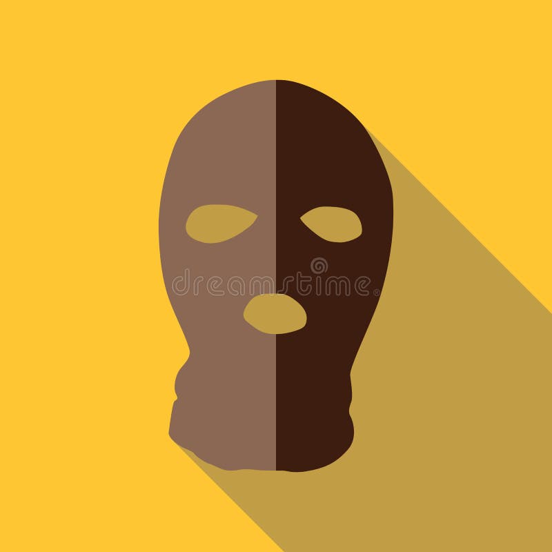 Man in Balaclava Mask Icon, Outline Style Stock Vector - Illustration ...