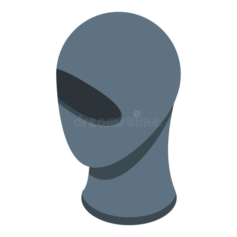 Balaclava Icon Isometric Vector. Ski Mask Stock Vector - Illustration ...