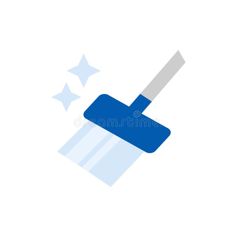 Balai Logo Icon Design illustration de vecteur. Illustration du ...