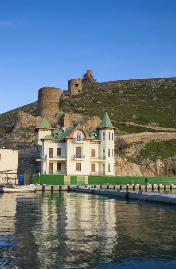 Balaklava stock image. Image of mansion, coast, ancient - 15181305