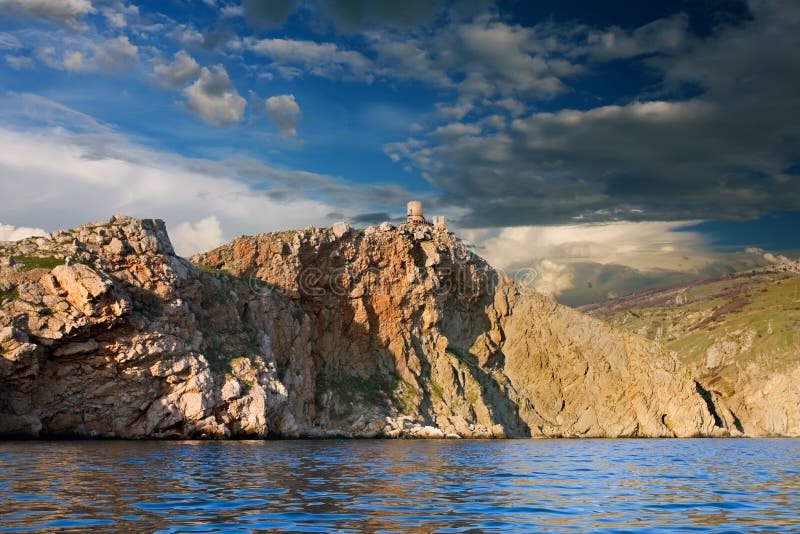 Balaklava. Crimea stock image. Image of steep, landscape - 18719979