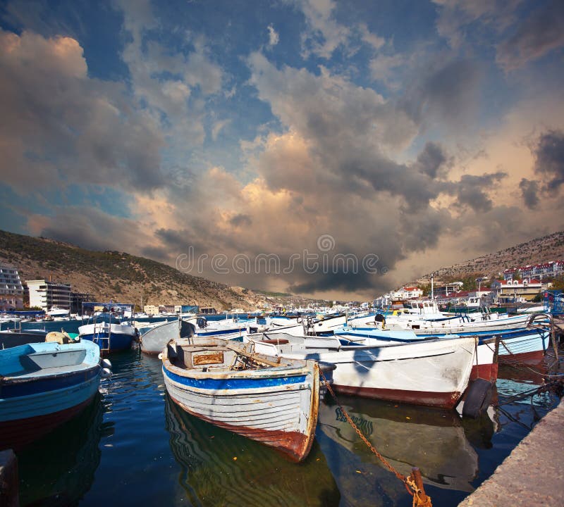 Balaklava. Crimea stock photo. Image of cutters, beautiful - 28545658