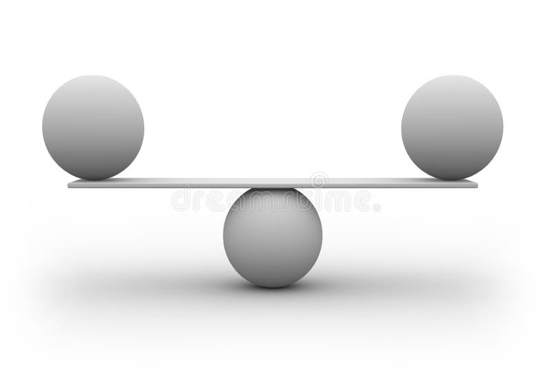 Balance concept stock illustration. Illustration of communication ...