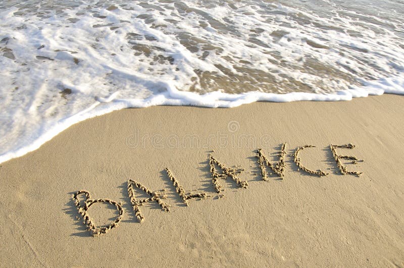 Balance. stock photo. Image of sign, edge, message, wave - 11920966