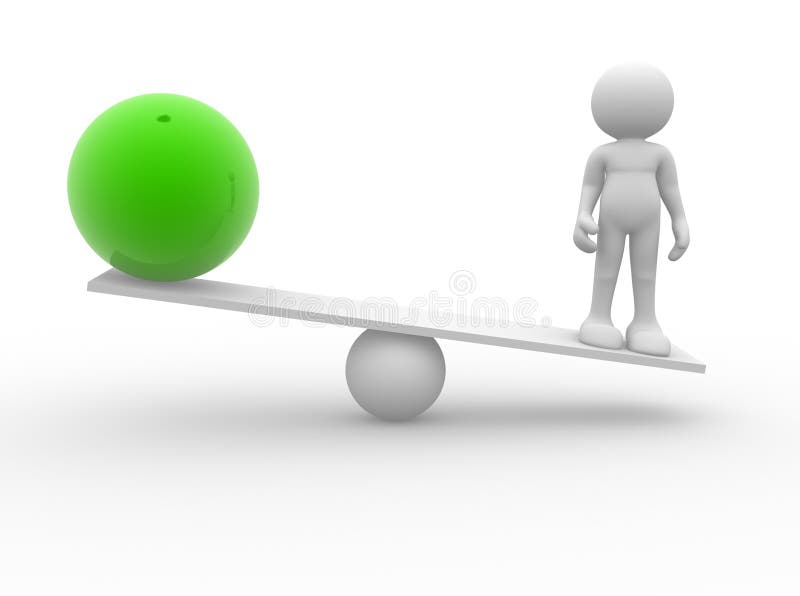 Balance stock illustration. Illustration of people, golden - 19608045