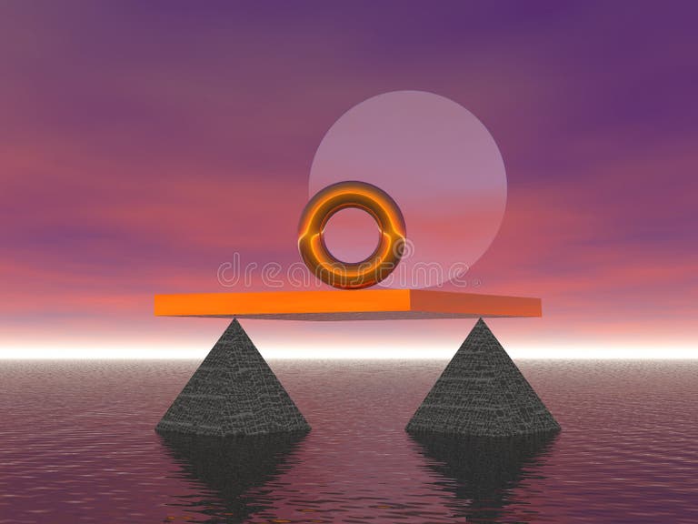 Balance and Alignment stock illustration. Illustration of success - 4846280