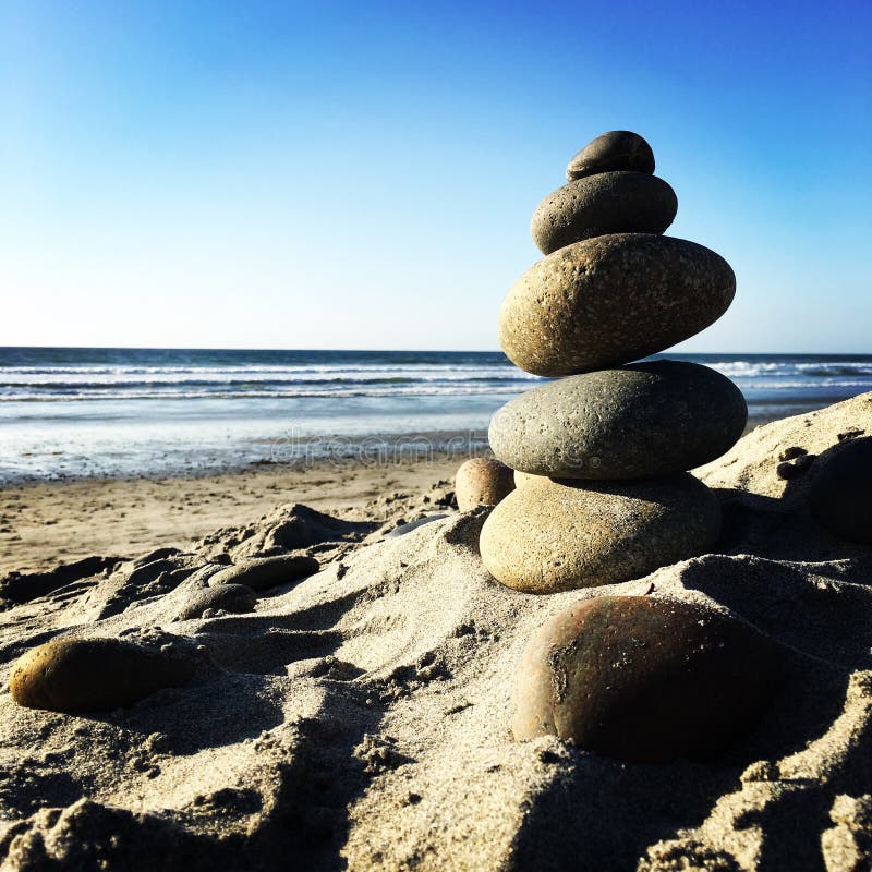 Balance stock image. Image of blue, beach, balance, carins - 85298043