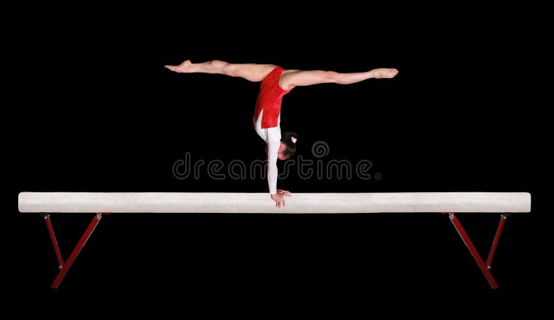Balance beam stock photo. Image of sport, youth, balance - 6561548