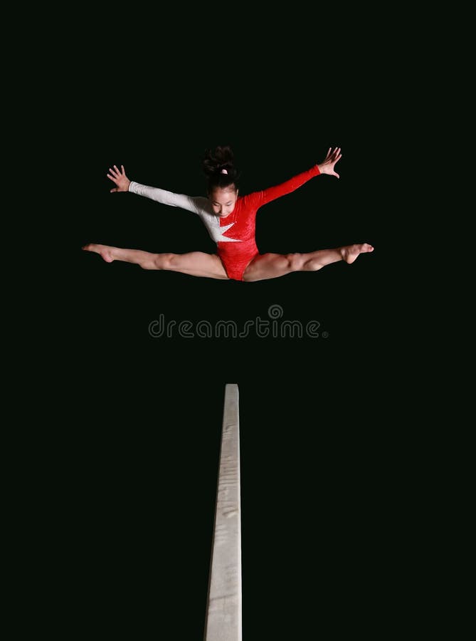 Balance beam stock image. Image of balance, sport, female - 6357831