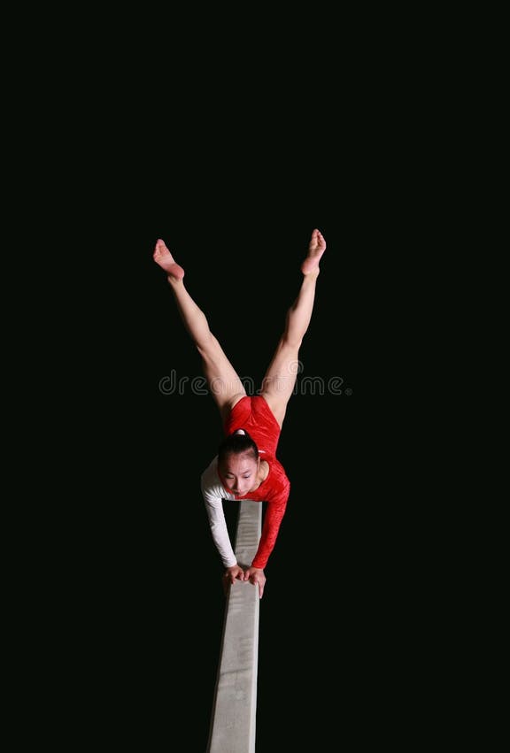 Balance beam stock photo. Image of aerobics, skill, acrobat - 6561550