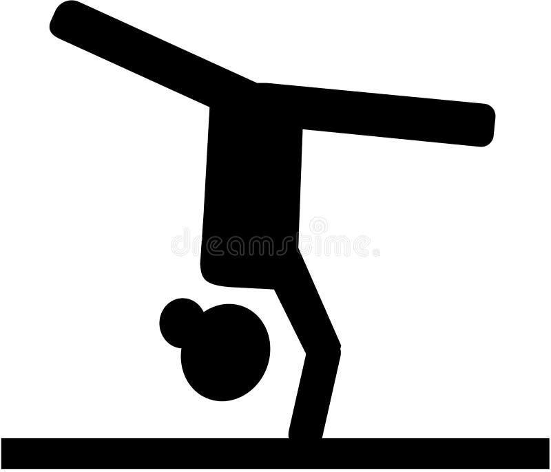 Balance beam icon stock vector. Illustration of practice - 92969629